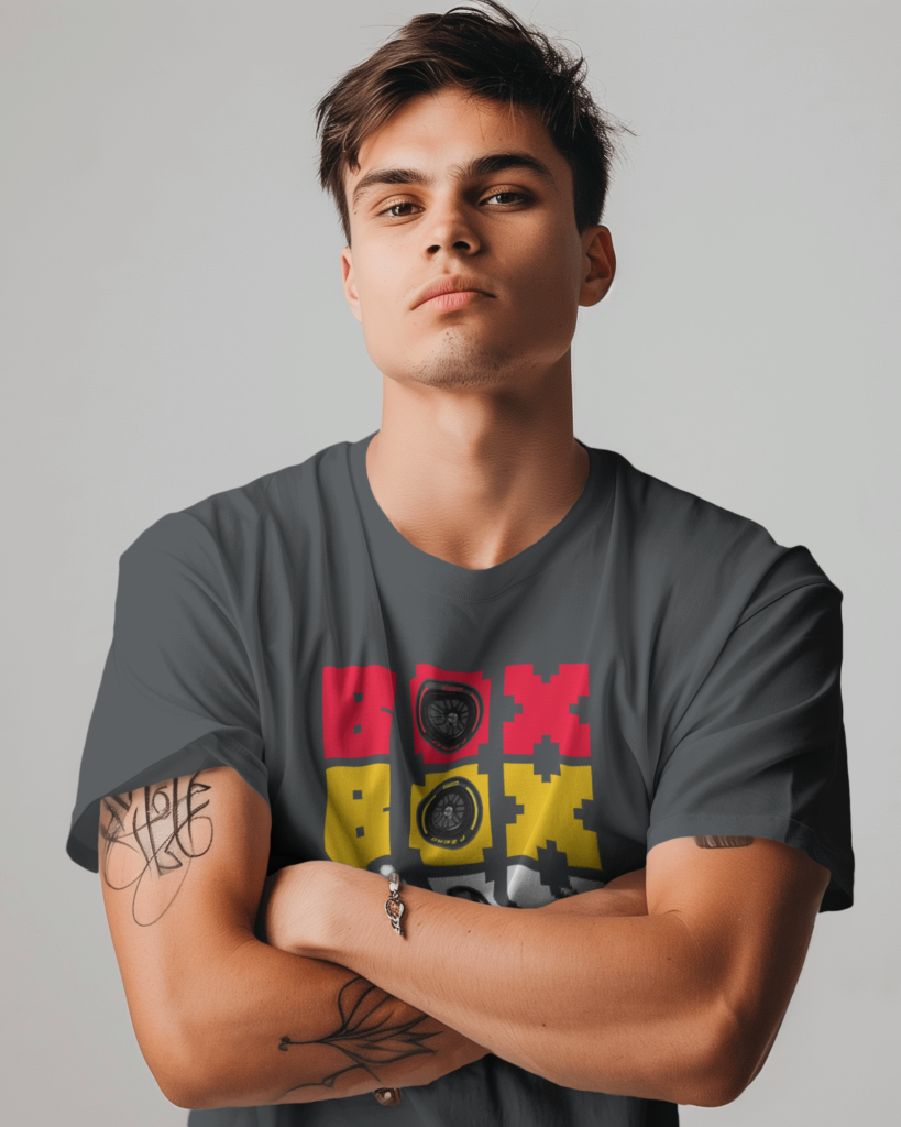 F1 T-Shirts | F1 Graphic -Box Box | Klasick Motorsports Apparel